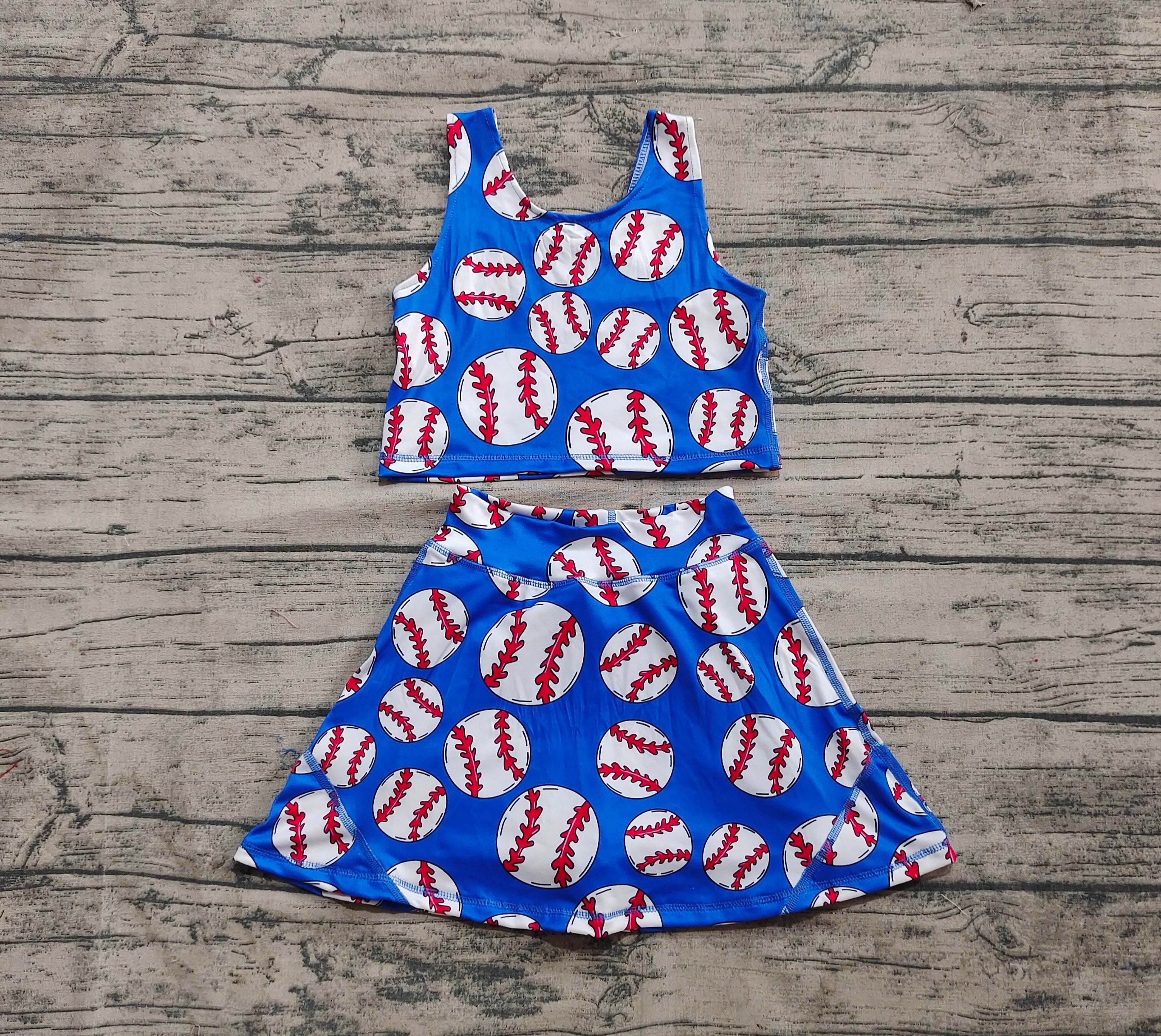 pre order baseball activewear girl athletic skort dress ...