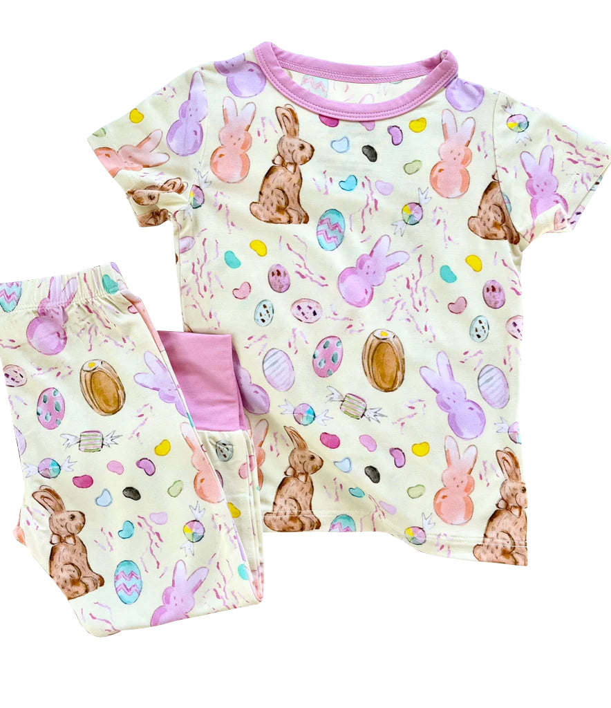 pre order Girl Easter Pajamas Clothes Set – MiniSoulBoutiqueClothing