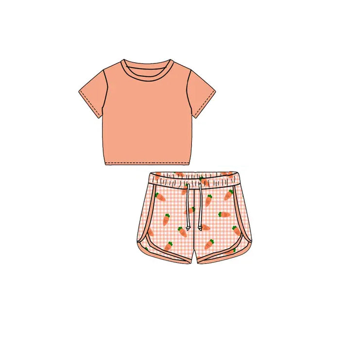pre order little girl carrot shorts set – MiniSoulBoutiqueClothing
