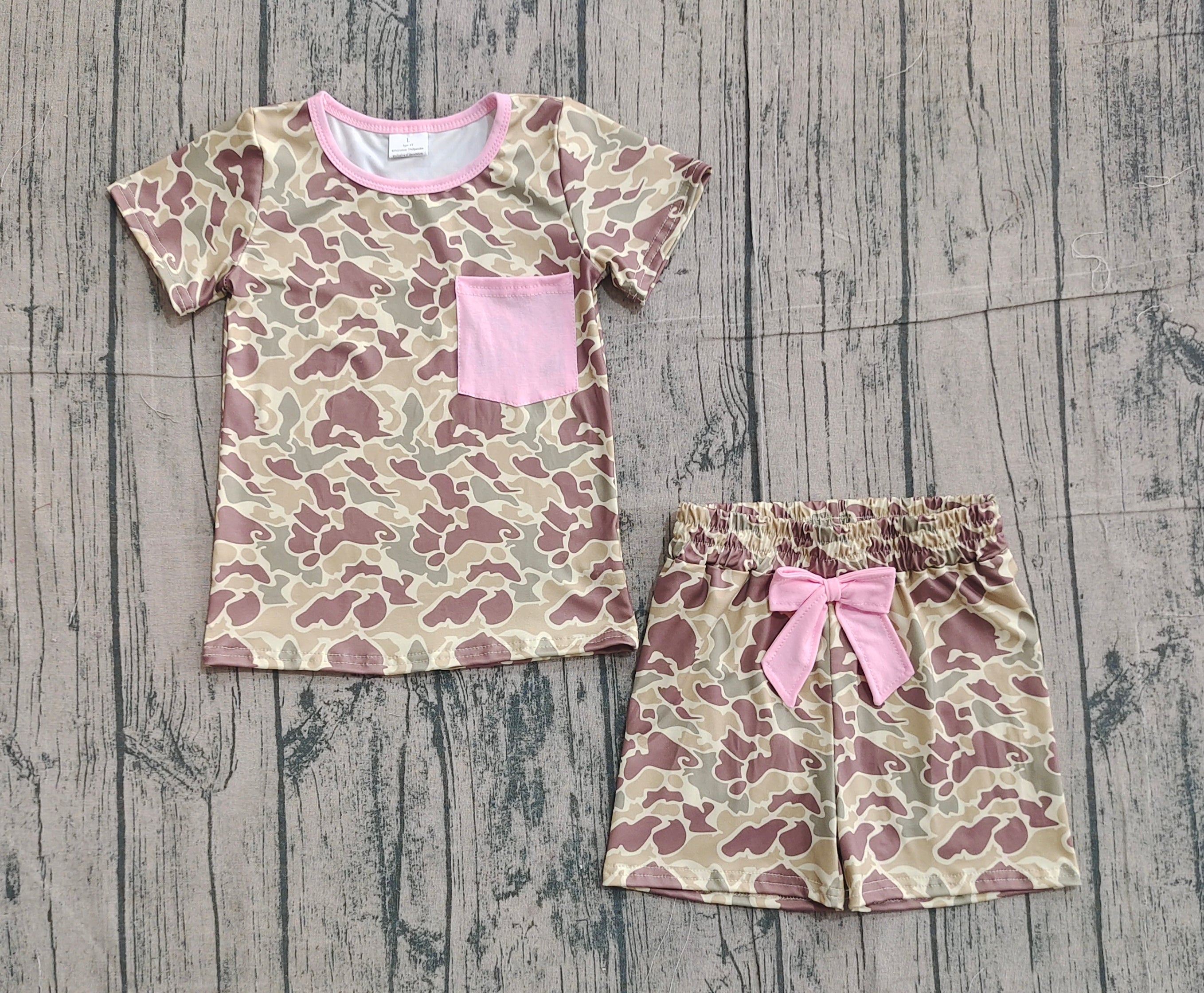 Pre order camo shorts set girl – MiniSoulBoutiqueClothing