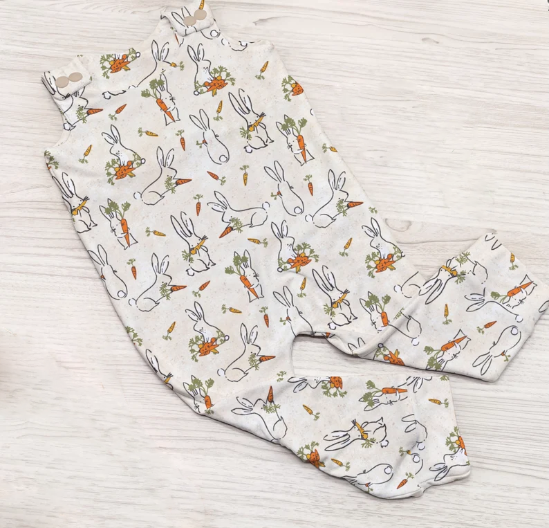 Pre order rabbit carrot tank romper – MiniSoulBoutiqueClothing