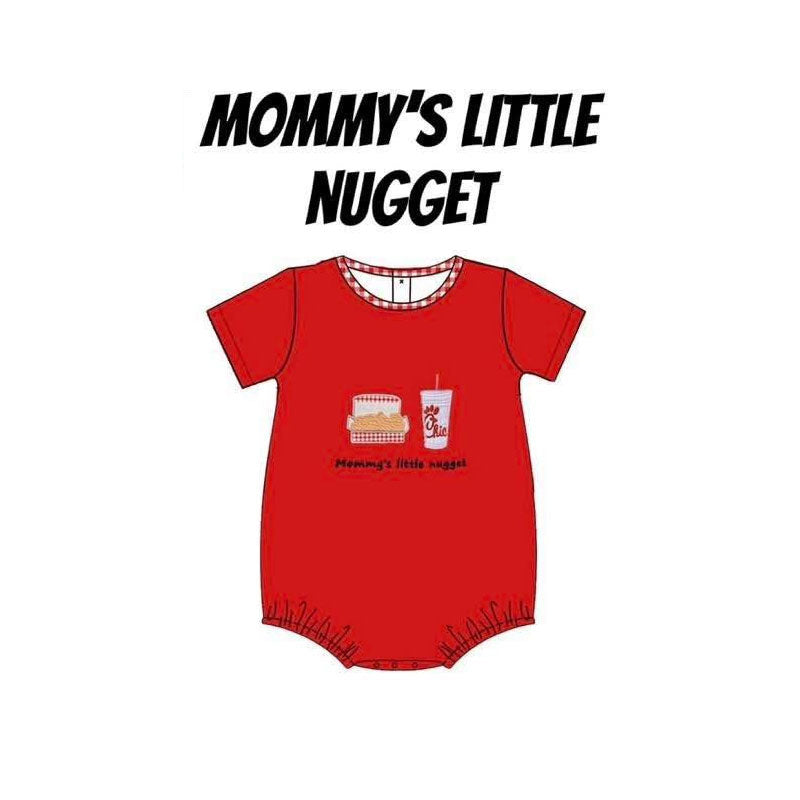 Pre order mommy's little nugget boy bubble – MiniSoulBoutiqueClothing