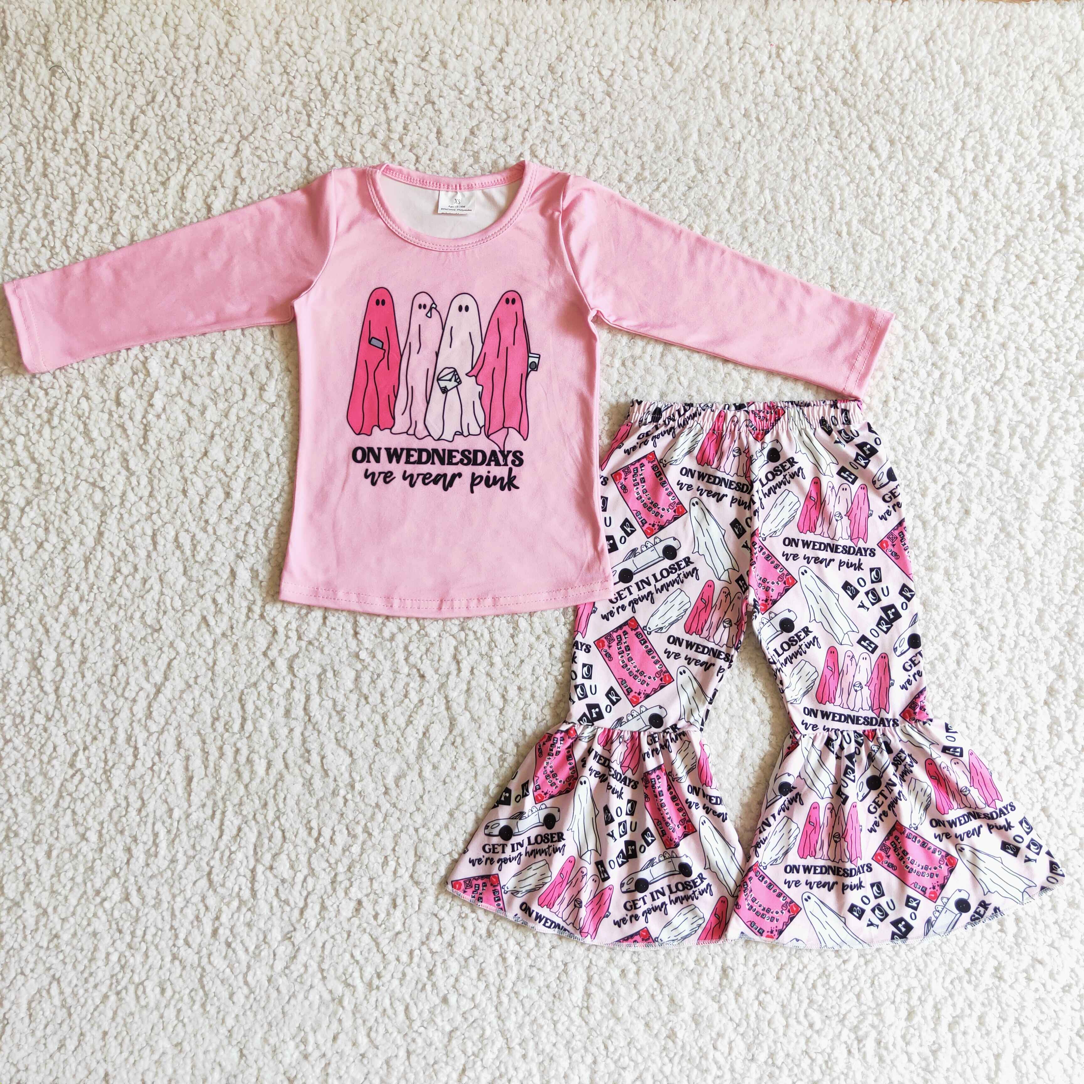 we wear pink baby girl clothes outfit boo – Mu Mory Clothing